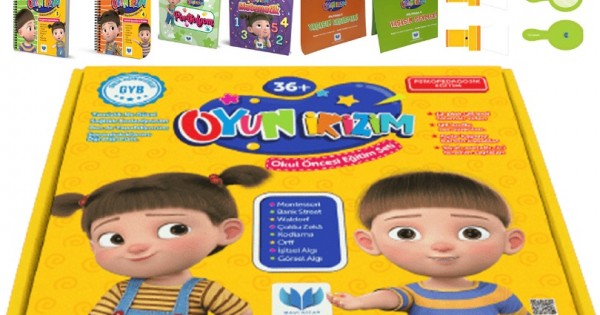 Mavi Kitap Oyun İkizim (9 Kitap) (3-4 Yaş) TÜRKÇE SET